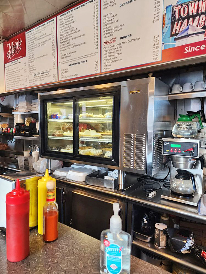 Night transforms Town Topic into a glowing oasis of possibility&mdash;where late-night conversations happen over pie and coffee, solving the world's problems one slice at a time.