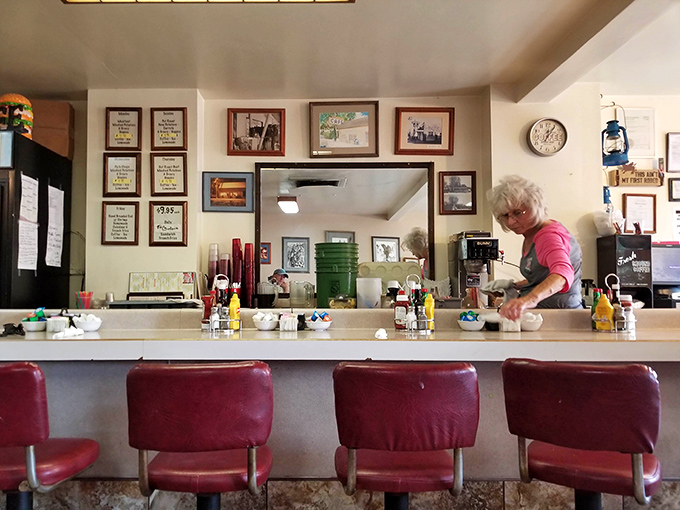 More than just a service counter&mdash;it's command central for hunger elimination operations, staffed by the unsung heroes of morning happiness.