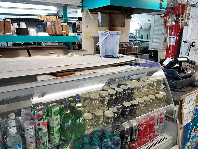 The drink selection might be simple, but when you're focused on seafood this good, who needs a fancy cocktail menu?