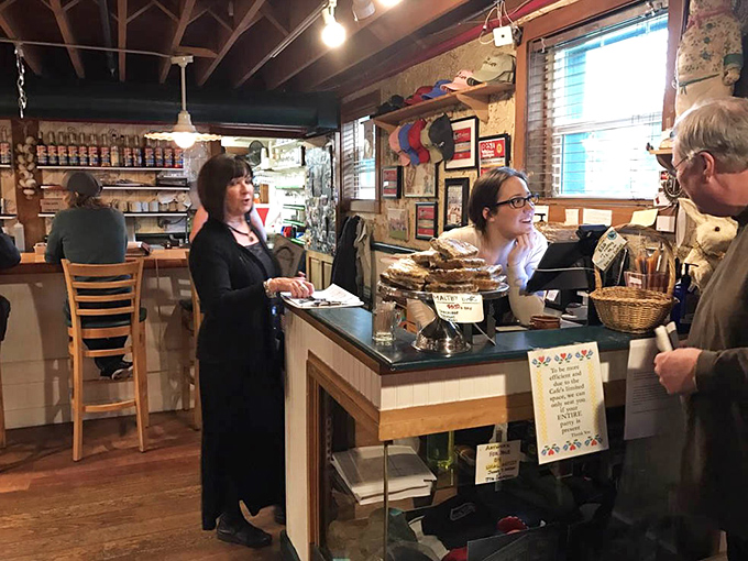 Staff working the counter managing the morning rush with smiles intact&mdash;these are the unsung heroes making your cinnamon roll dreams come true daily.