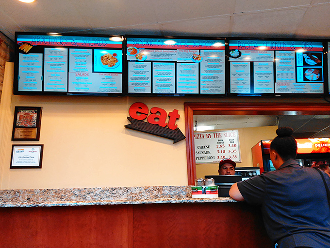 Digital menu boards have replaced chalkboards, but the promise of comfort food remains deliciously analog.