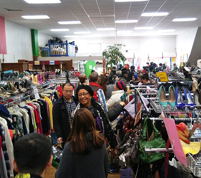 When the store's this packed with enthusiastic shoppers, you know you've discovered where Philadelphia finds its best bargains.