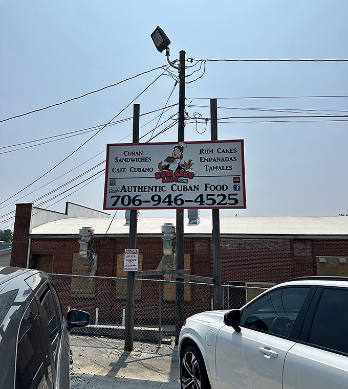 That sign isn't just advertising &ndash; it's making promises that this little cafe absolutely keeps.