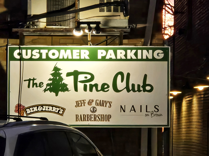 The parking sign announces you've arrived at hallowed ground &ndash; your car knows it's about to wait while you have a religious experience.