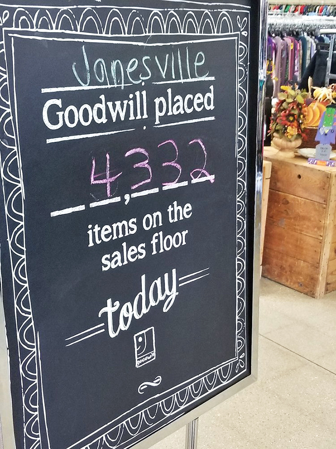 The chalkboard doesn't lie&mdash;over 4,000 items await discovery today, each one a potential answer to "Where did you find that amazing thing?"