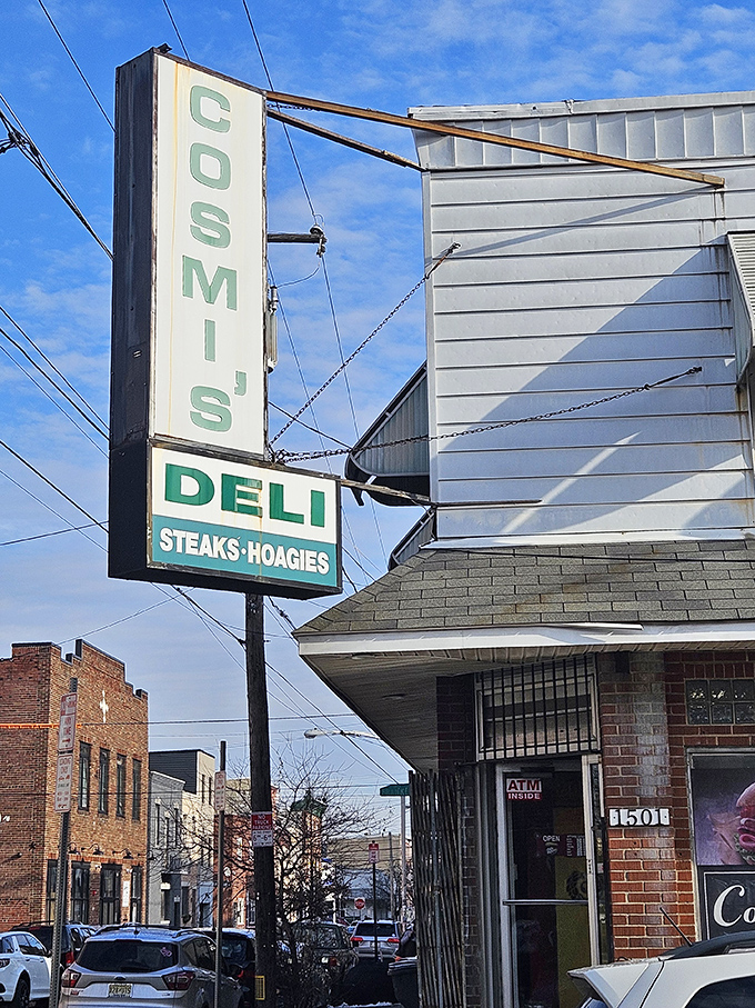 The vertical sign announces your arrival at cheesesteak nirvana. Like the Liberty Bell, it's a Philadelphia landmark that actually delivers.