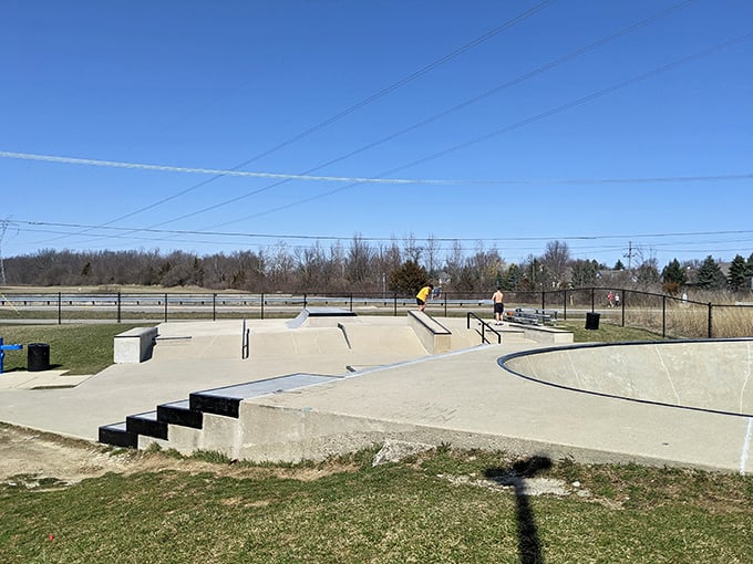 The skate park shows Zionsville knows how to keep every generation happy and active.