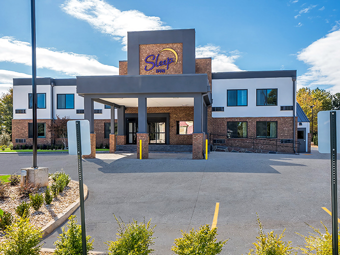 Sleep Inn providing modern comfort for visitors who love history but also really love air conditioning and Wi-Fi.