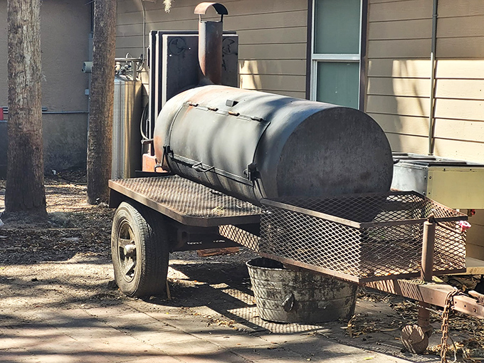 The not-so-secret weapon behind the flavor. This hardworking smoker transforms ordinary cuts into extraordinary experiences through patience and wood-fired wisdom.