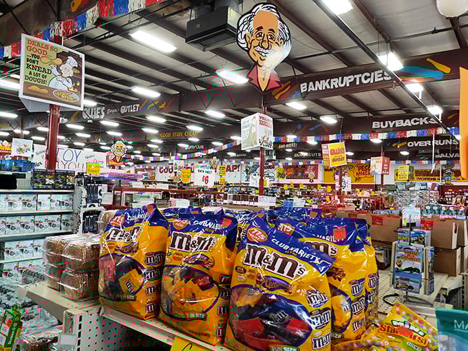 Snack paradise! Brand-name treats at prices that make you wonder if there's been some sort of delightful pricing error.