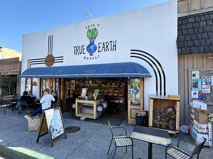Soto's True Earth Market brings healthy living to Main Street with a facade as fresh and inviting as the organic produce inside.