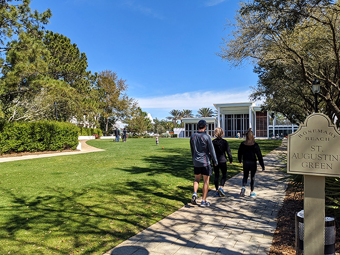 St. Augustine Green's pathways invite wandering with no particular destination&mdash;the best kind of afternoon journey.