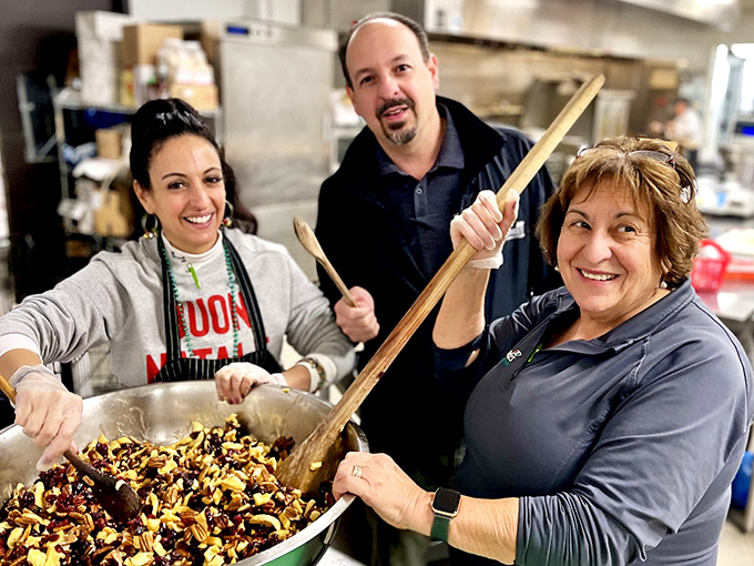The passionate hands behind the magic. Those wooden spoons aren't just utensils&mdash;they're wands creating culinary memories.