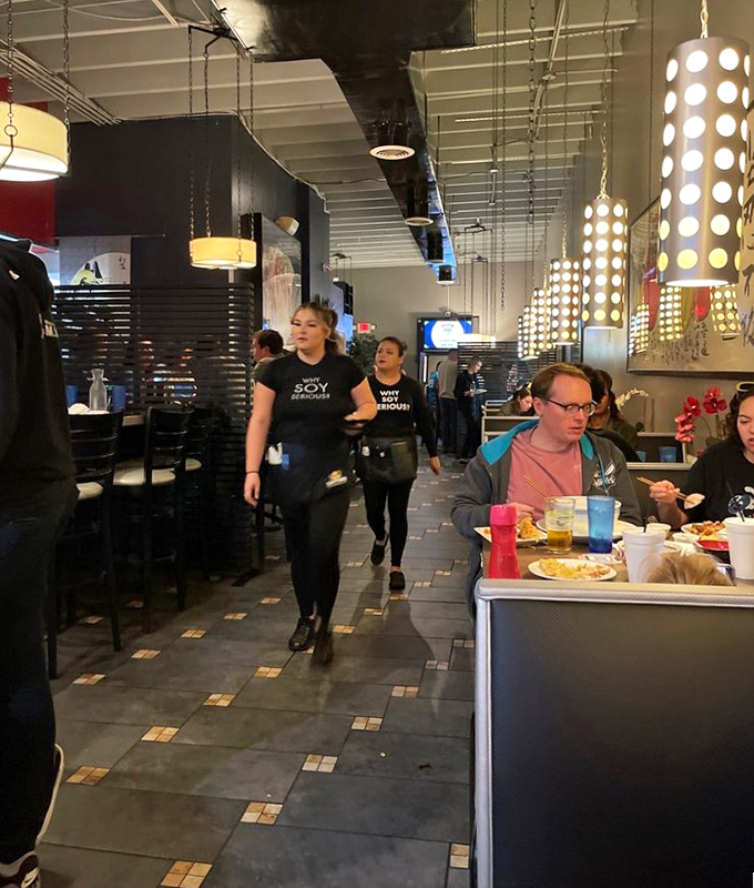 The staff moves with purpose through the restaurant &ndash; the choreography of service that makes a good meal great.