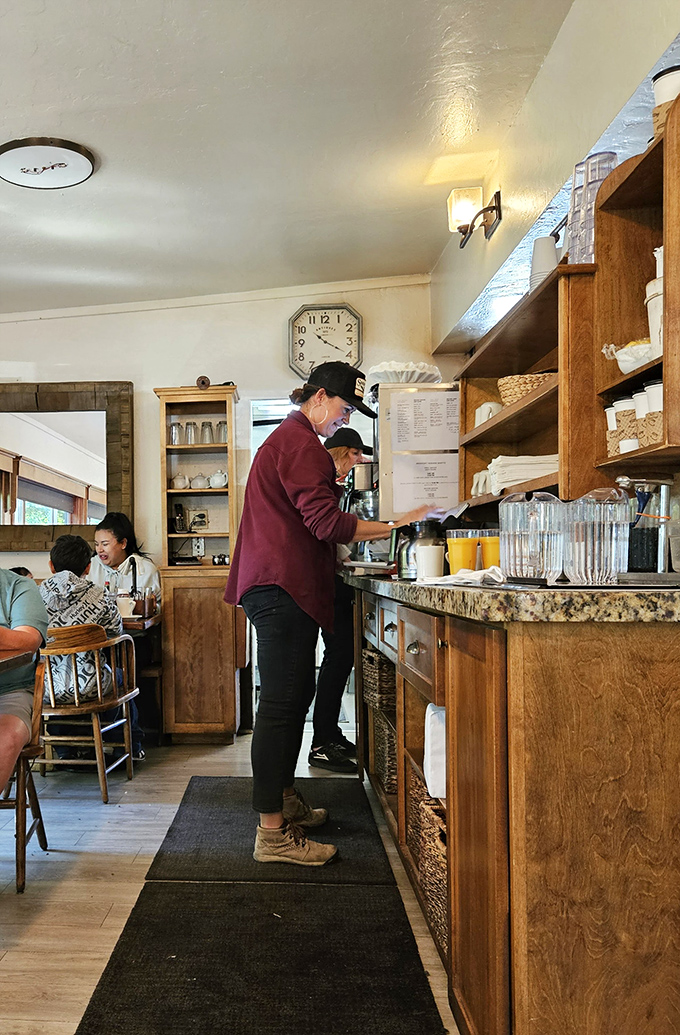 The staff moves with the practiced efficiency of people who know that breakfast isn't just a meal &ndash; it's a mission.