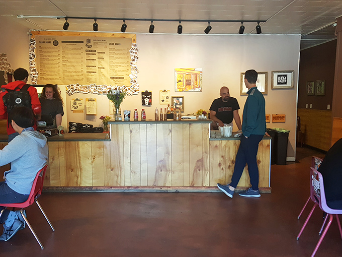 Behind this unassuming counter, sandwich magic happens daily&mdash;transforming quality ingredients into the stuff of lunchtime legends and food dreams.