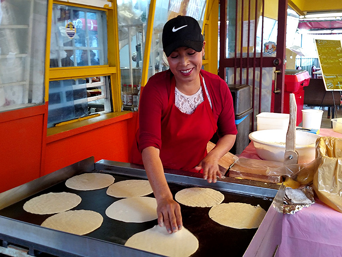 Fresh tortillas being made by hand daily&mdash;this isn't just cooking, it's an art form passed down through generations and perfected through practice.