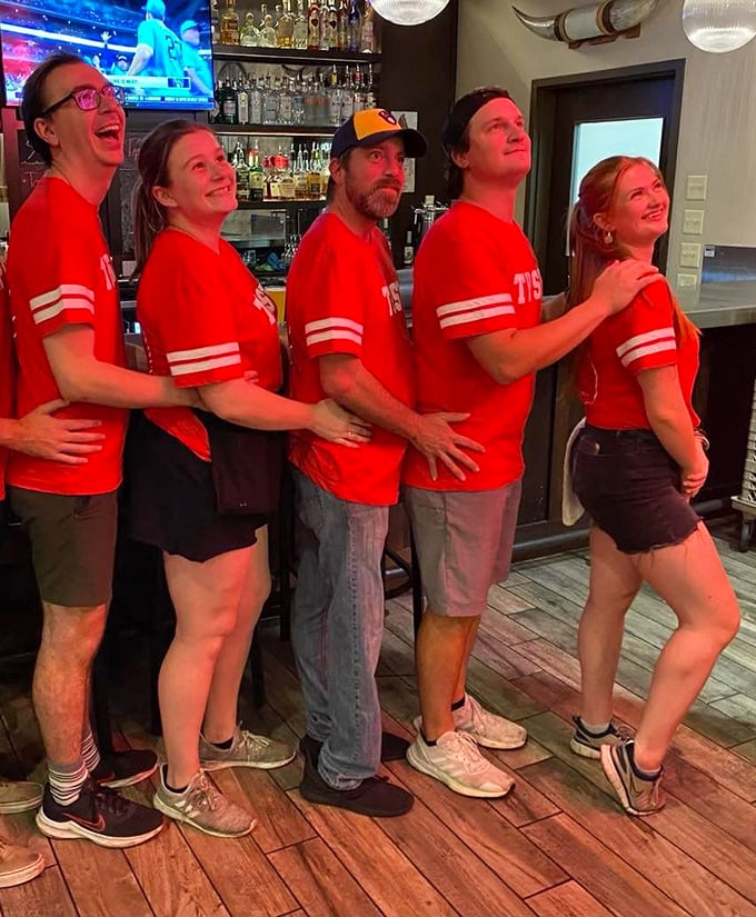 The staff lineup that could double as the cast of the sitcom you'd actually want to watch. Their enthusiasm is as genuine as the ingredients.