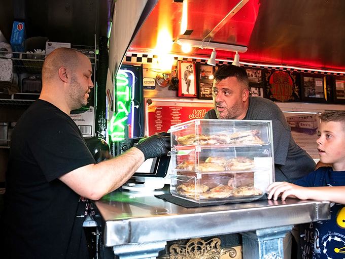 The exchange of food for money happens with theatrical flair&mdash;a transaction as old as time but somehow more meaningful at 2 AM beside a silver diner.