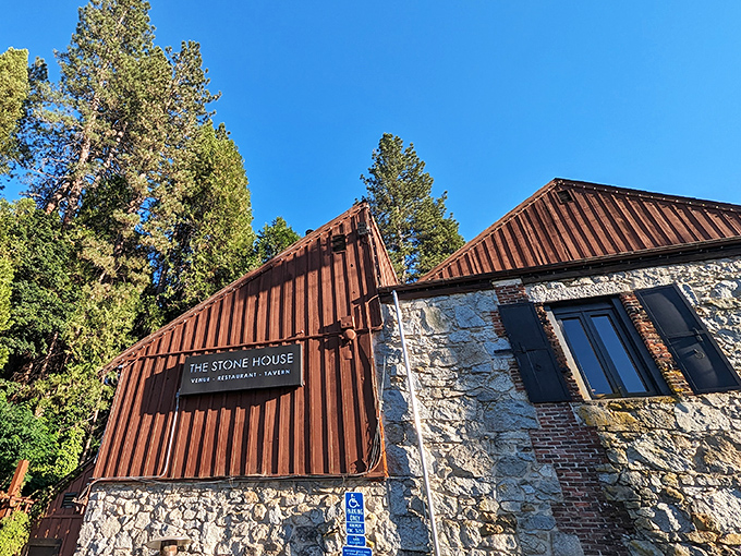 The Stone House stands solid as its name suggests, looking like it could weather another century without breaking a sweat.