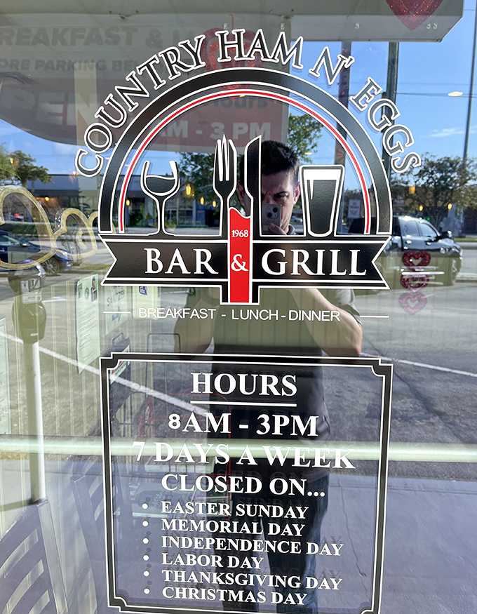 Open seven days a week with just enough holidays off to remind you they're human too. The sign of a place that understands work-life balance. 