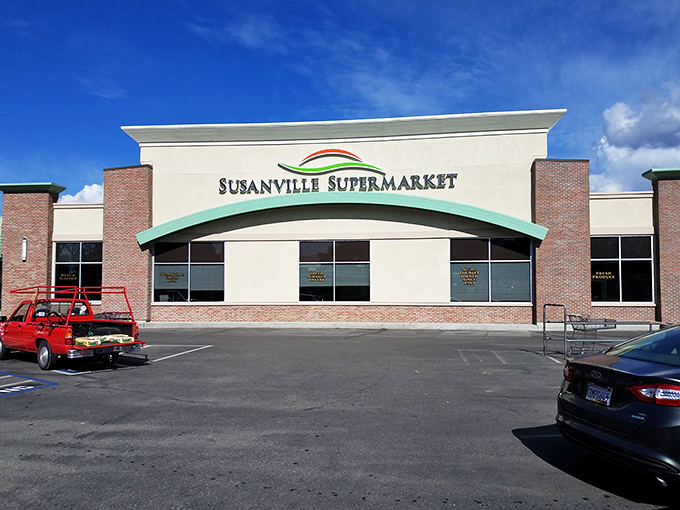 The Susanville Supermarket&mdash;where grocery shopping doesn't require taking out a second mortgage like in San Francisco.