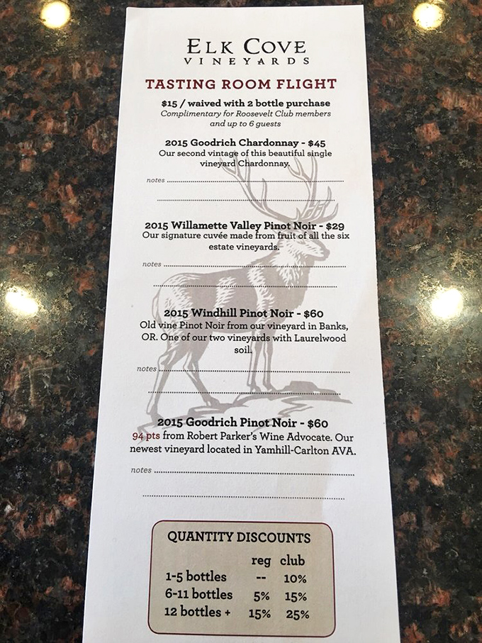 The menu of possibilities! Each line represents not just a wine, but a potential memory waiting to be uncorked and savored. 