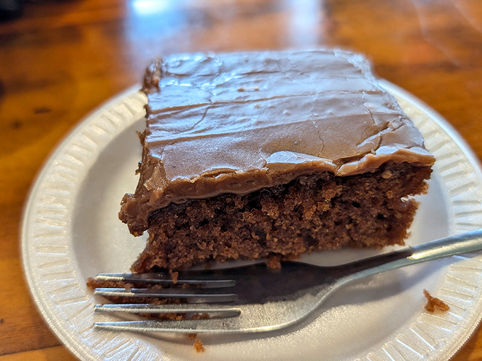 This chocolate sheet cake with fudgy icing isn't trying to be fancy&mdash;it's just trying to be the best darn chocolate cake you've ever had. Mission accomplished.