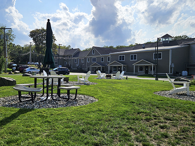 The Inn at Rye Place offers that quintessential New England lodging experience &ndash; casual comfort with Adirondack chairs for sunset viewing.