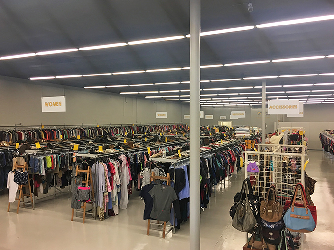 The Way 2 Thrift store stretches retirement dollars with impressive inventory. Where fashion-conscious seniors find designer labels without designer prices.