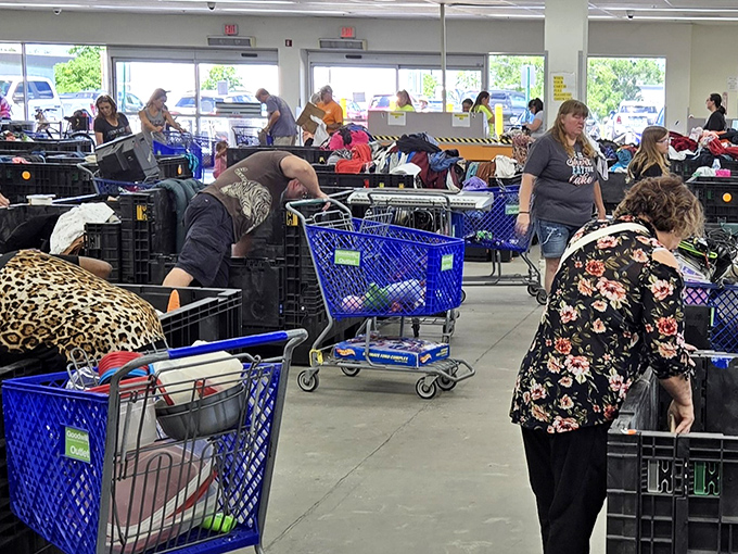 The universal language of thrifting brings together people from all walks of life, united in the pursuit of that perfect unexpected find.