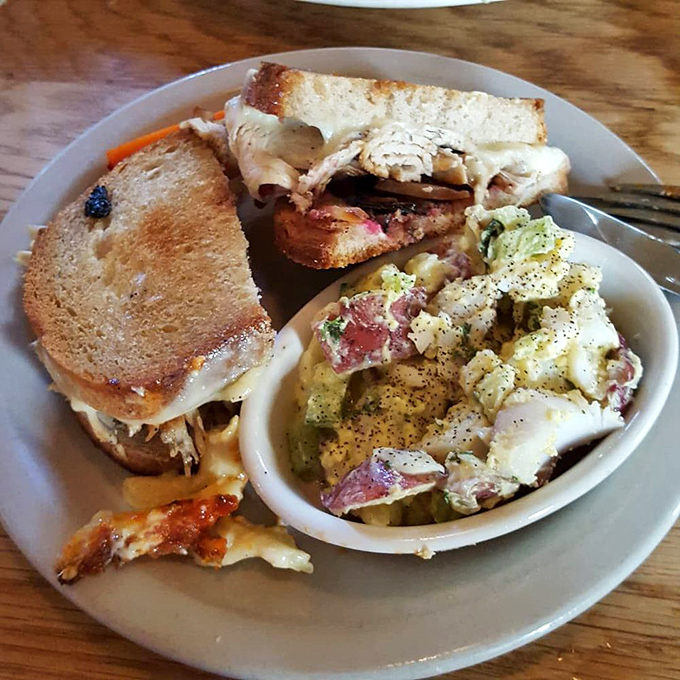 Turkey melts should all aspire to this level of greatness. The comfort food equivalent of a warm hug.