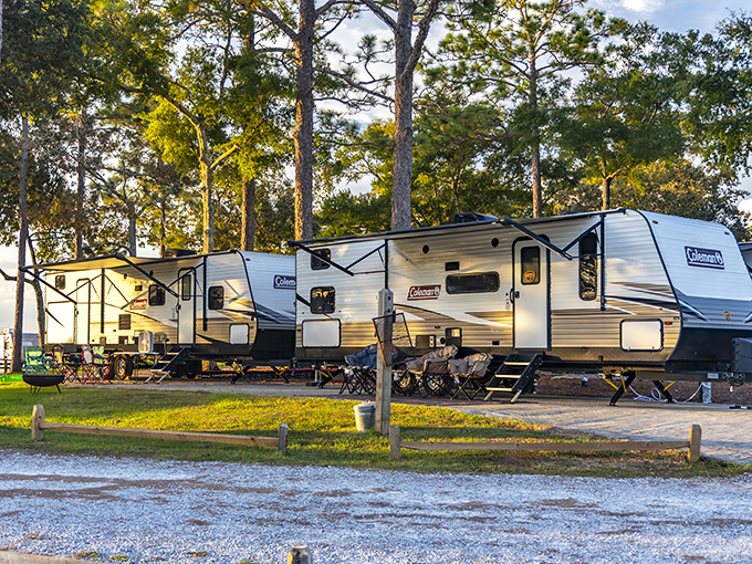 Twin Lakes Camp Resort offers the camping experience for people who want nature but also appreciate modern plumbing and Wi-Fi.