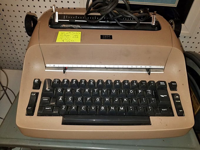 This vintage typewriter isn't just a relic&mdash;it's a portal to an era when thoughts were measured by the physical effort to record them.