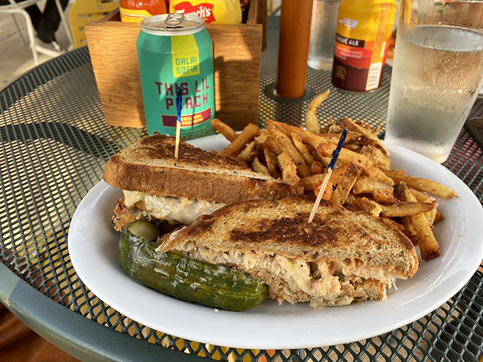 A Veggie Reuben that could convert carnivores, paired with local craft beer. Meat-free Monday never looked so tempting.