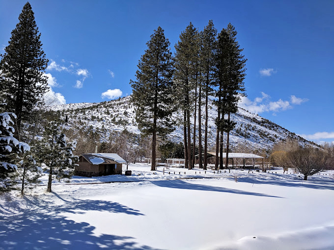 Winter transforms the Sierra landscape into a snow globe you actually get to live inside. No batteries or shaking required.