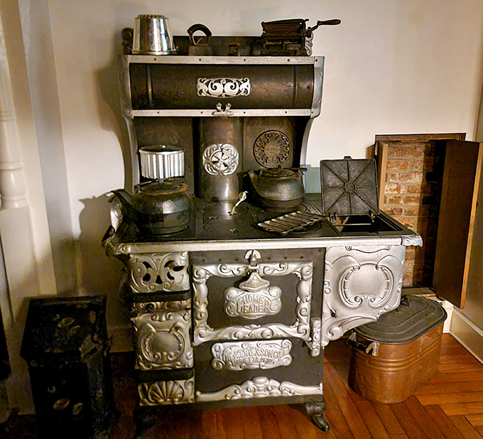 The Majestic Range: Victorian cooking technology that required actual skill, patience, and an impressive tolerance for heat. No air fryer in sight.