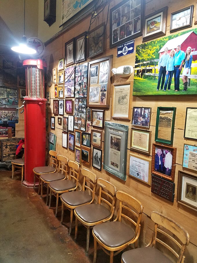 Even the waiting area has character, with walls so covered in memories you could spend an hour just reading the stories.
