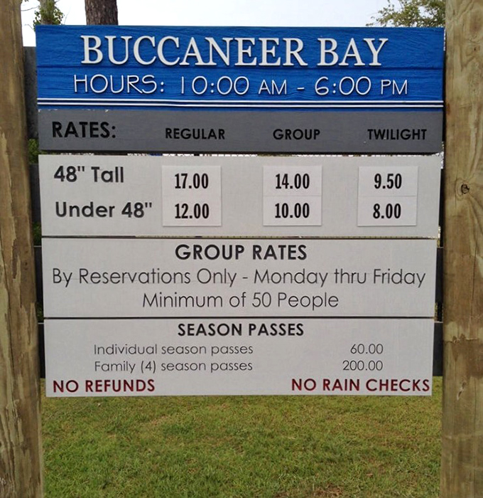 Admission prices that won't make your wallet walk the plank&mdash;affordable family fun is still alive and well in Waveland.