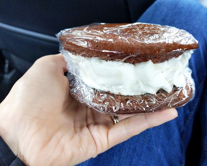 The whoopie pie &ndash; Maine's answer to the ice cream sandwich. A sweet finale to a seafood symphony.