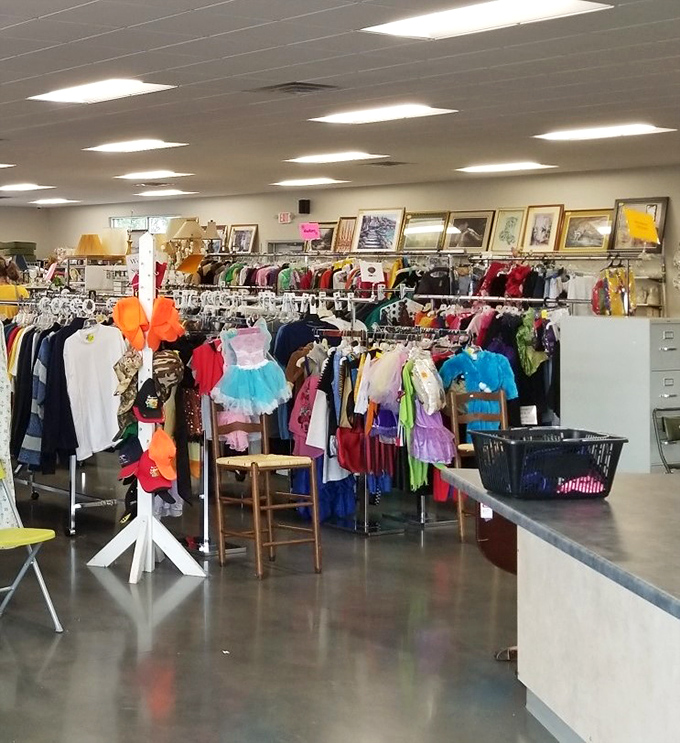 Racks upon racks of possibilities&mdash;the thrifter's version of "choose your own adventure" where every aisle offers a new plot twist.