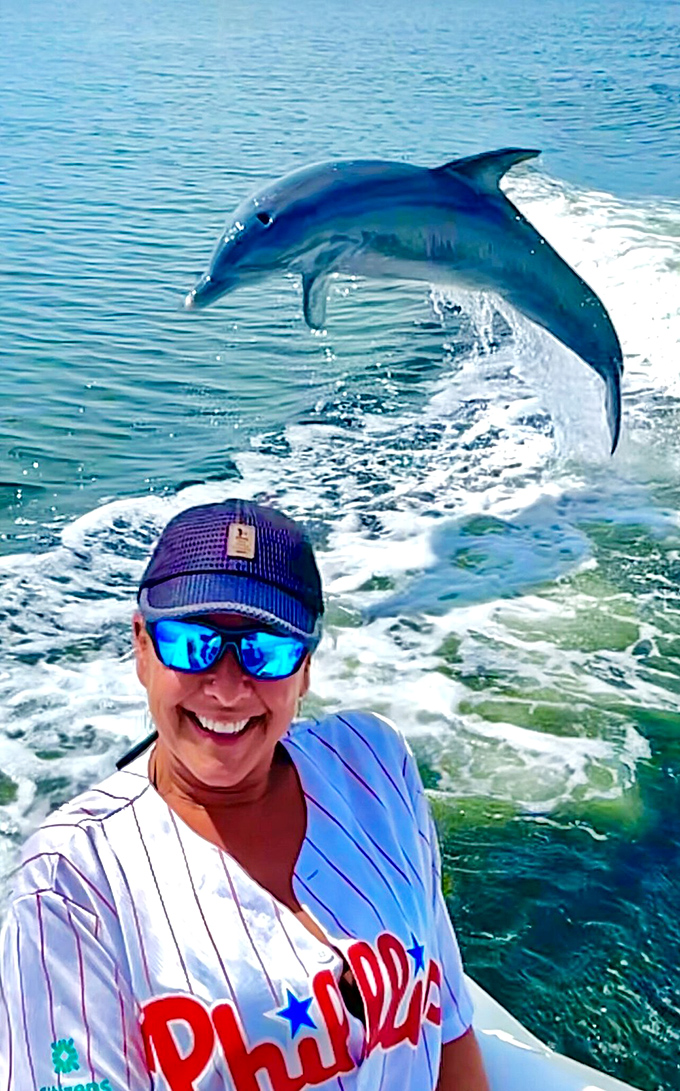 Dolphin photobombs are just part of the commute. These playful locals often escort boats, turning transportation into entertainment.