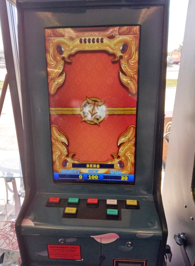 An arcade game machine that brings new meaning to "vintage entertainment." Finally, a way to show your grandkids how gaming USED to require actual quarters.