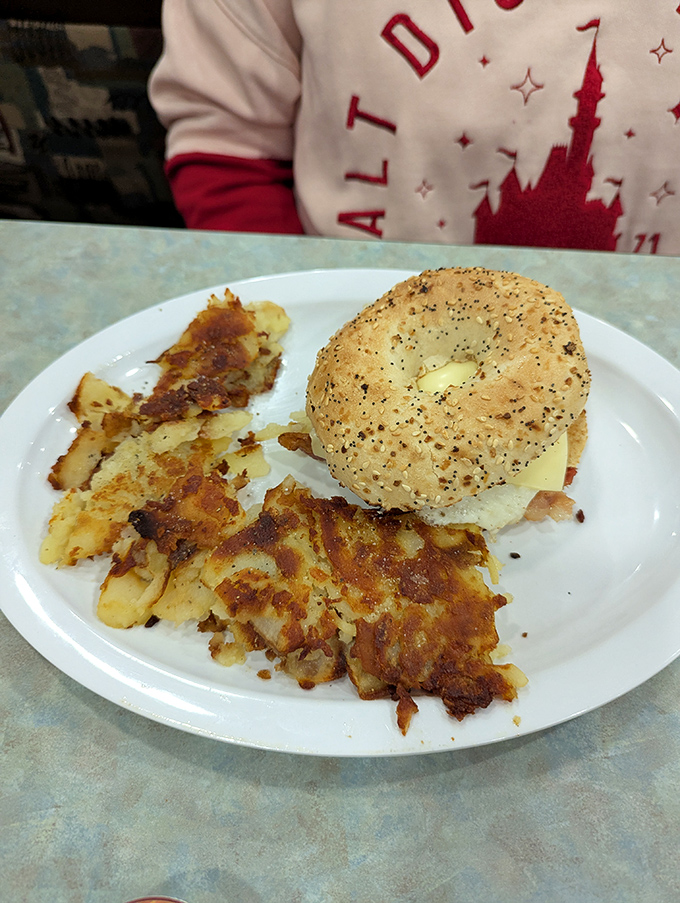The breakfast sandwich and hash browns power duo. Simple, unpretentious, and exactly what you need when the morning demands serious fuel.