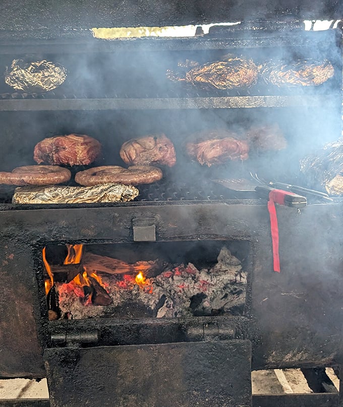 The barbecue pit in all its glory &ndash; where time, temperature, and technique converge in a dance as old as fire itself.