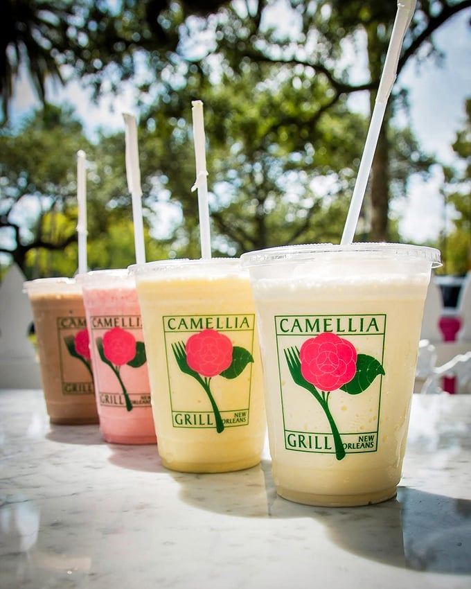 The famous freezes line up like a pastel parade&mdash;not quite milkshake, not quite malt, but entirely worth the trip across town.