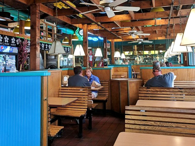 Wooden booths worn smooth by decades of satisfied customers. If these seats could talk, they'd tell tales of first dates, family traditions, and food epiphanies.