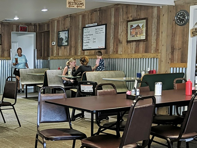 Those booth seats have cradled generations of hungry diners, absorbing decades of conversations, celebrations, and everyday moments over exceptional food.