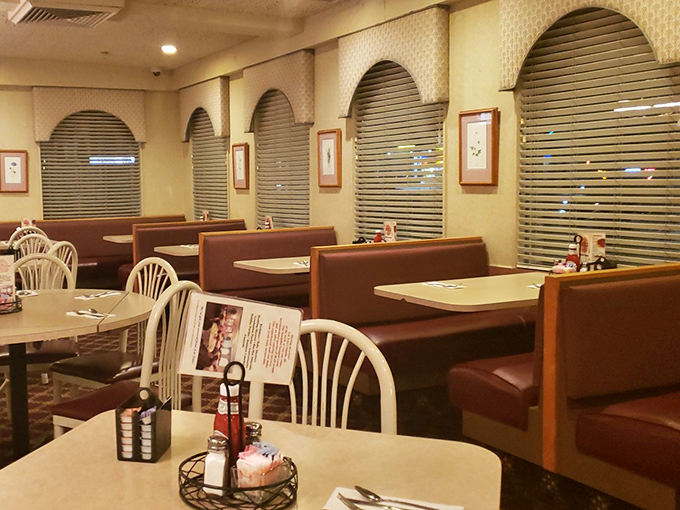 Booth seating that invites you to sink in and stay awhile, where countless family celebrations and first dates have unfolded over plates of diner classics.