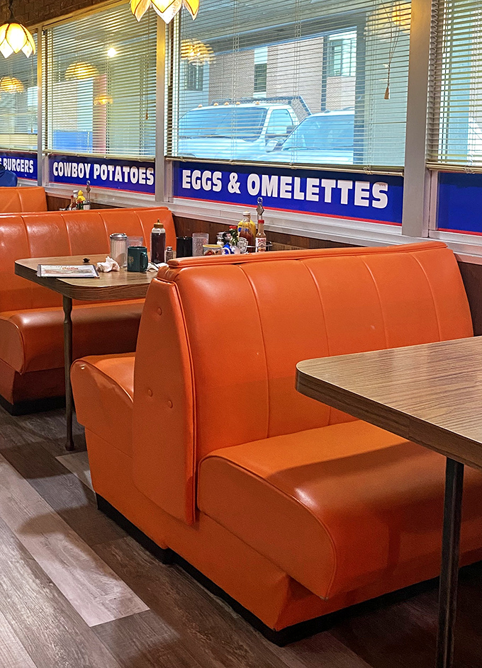 Booths that have witnessed first dates, family reunions, and countless "I shouldn't, but I will" dessert decisions.